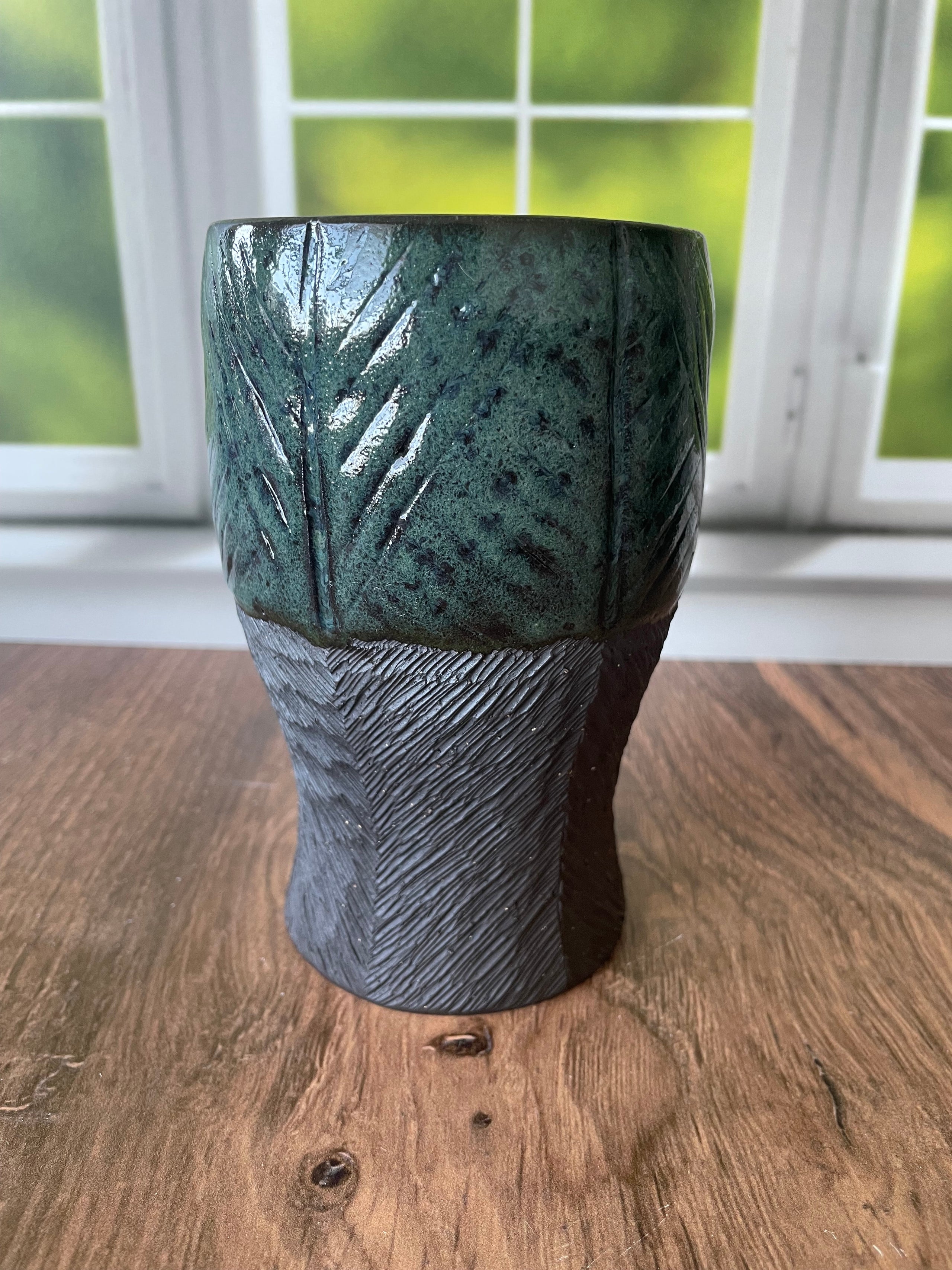 Carved Obsidian Cup | Next of Kiln Designs